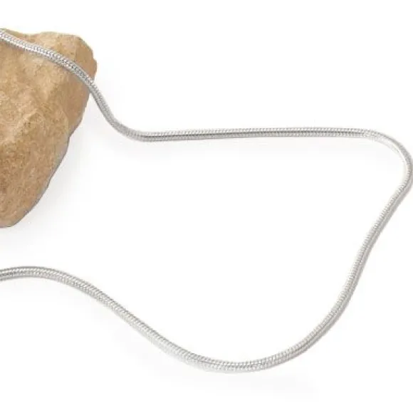 Schlangen Kette 925 Silber 1,3 mm 45 cm - Elfen-Schmuck